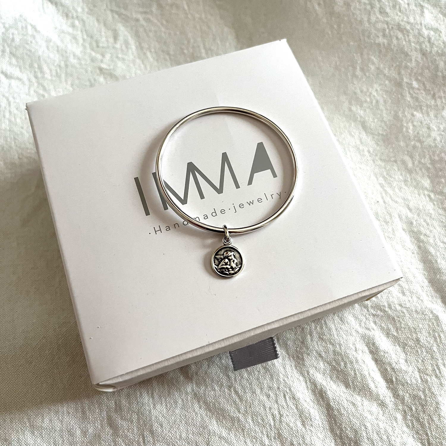 Esclava angel de la guarda bebe/niña - IMMA. Accesorios hechos a mano ...